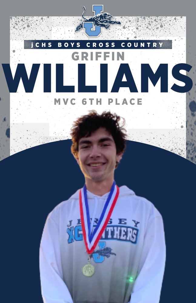Griffin Williams Finishes 6th at MVC Cross Country Meet | Jersey CUSD 100