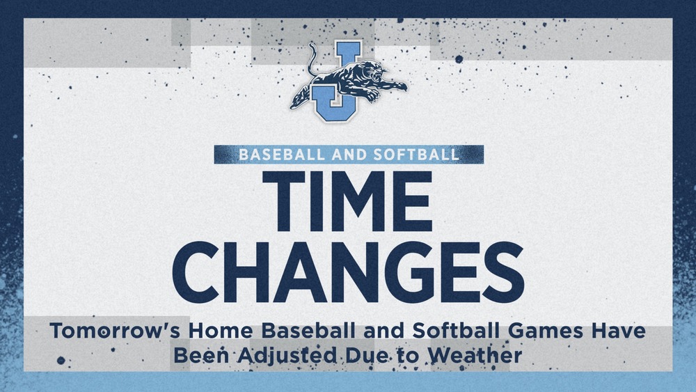 Baseball/Softball Time Changes for Saturday, April 1st | Jersey CUSD 100