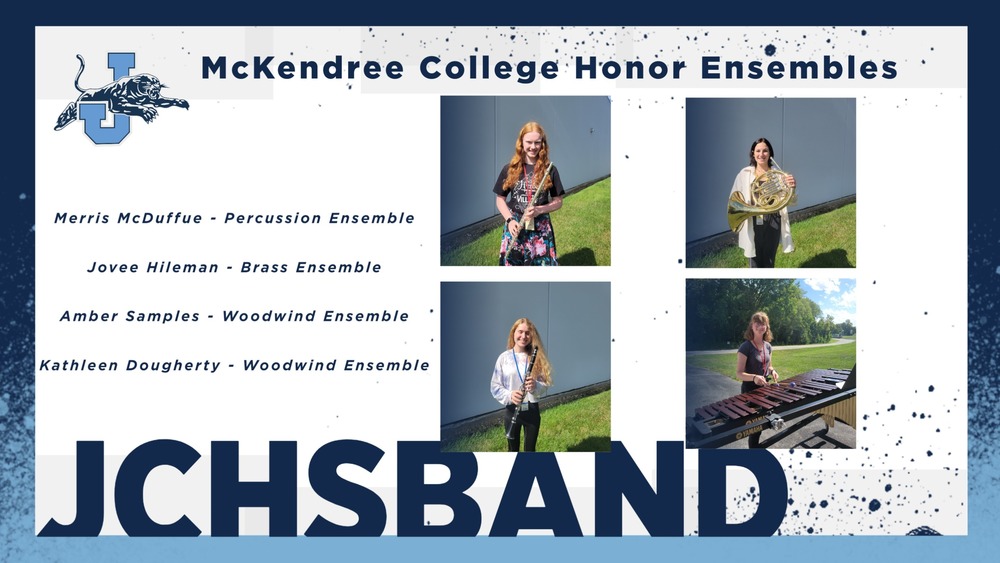 JCHS Band Members Named to the McKendree College Honor Ensembles ...